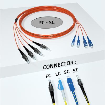 中国 customized FTTH FTTB FTTX Network Fiber Optical Patch Cords Cable 販売のため
