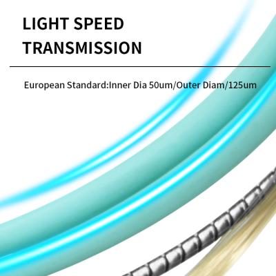 Κίνα Flexible Spiral Steel Tube Armored Anti Rat Bite Fiber Optic Cable with Custom Length προς πώληση