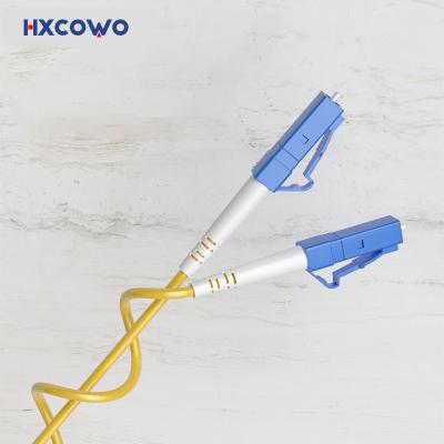 China SM/MM/OM3 G657A2 Armored Fiber Optic Patch Cord FTTH Indoor Simplex LC-LC for sale