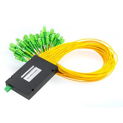 China FTTH FTTX HX 1x2 PLC Splitter LC SC ST FC 1260nm-1650nm Fiber Optic Cable Splitter for sale