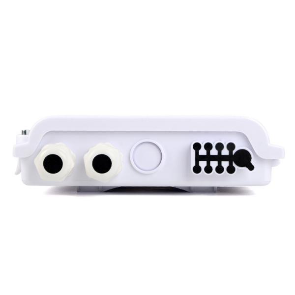 ODP Solid 8 Core White Grey Black 2 Port PAZ 1 8 Cassette Type FTTH Fiber Terminal Box