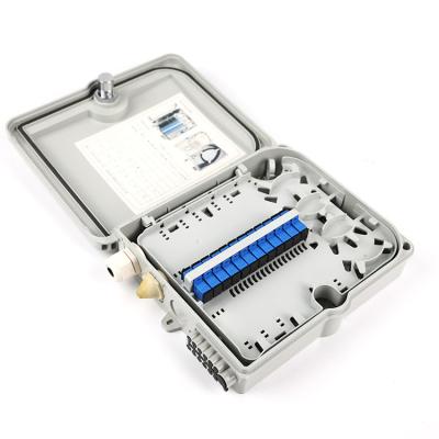 China 18 Ports Outdoor Fiber Distribution Box Customized Splicing IP65 Ftth Outdoor Box Te koop