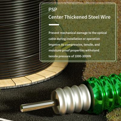 中国 Double Jacket Direct Burial Fiber Cable GYTA53 Outdoor Fiber Optic Cable 販売のため