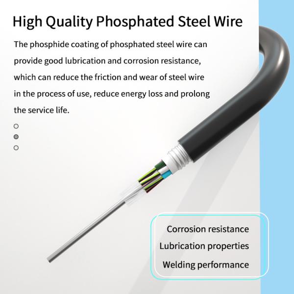 Quality 3-7 Days Delivery Date 12 Core Fiber Optic Armored Cable Suitable for Harsh Environments and Long Distance Communication for sale