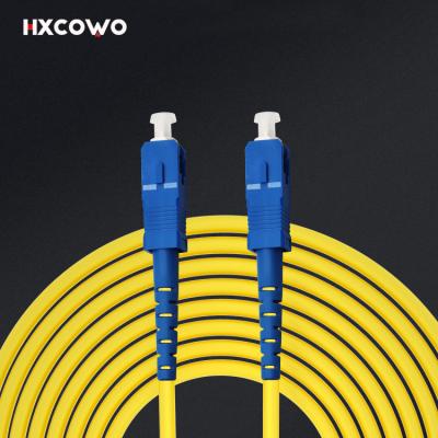 Cina FTTH Armored Fiber Optic Patch Cable G652D G657A1 G657A2 HXCOWO SC SC UPC APC in vendita