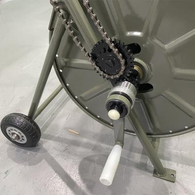 China LSZH Tactical Fiber Optic Cable Reel ROHS ISO Enhanced FTTx Connectivity for sale