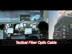 Custom Tactical Fiber Optic Cable TPU Spiral Tac Fiber Armored Tube For FTTx Solutions