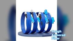 Armored Fiber Optic Patch Cord SC UPC E2000