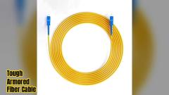 Armored Fiber Optic Cable SC UPC Simplex