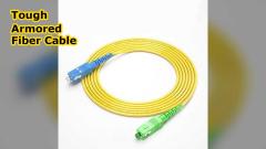 Armored Fiber Optic Patch Cable SC UPC APC