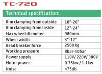 China Semi Automatic Tire Changer with swing arm for sale