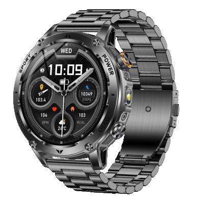 China Support OEM & ODM | 1400mAh Large Battery IP68 Waterproof Tactical Smart Watch with 1.7-inch HD Round Screen for sale