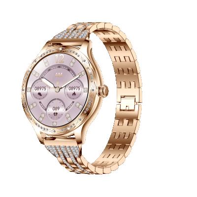 China 1.27 Inch IPS Round Dial Smart Watch with Bluetooth 5.1 Calling and IP67 Waterproof Metal Case for sale
