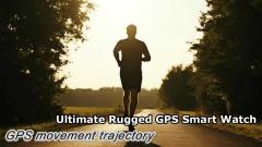 Built-in GPS Tactical Smart Watch – 1.7-Inch HD Display, 1100mAh Battery & IP68