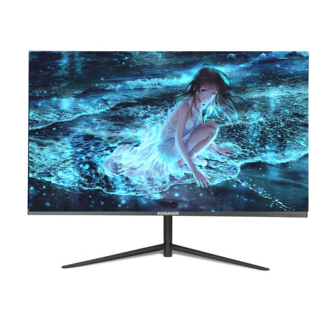 Close-up view of gaming monitor displaying vibrant colors and sharp image quality