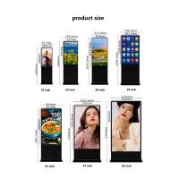 China 43 Inch Digital Signage LCD Wall Mounted Android Display 1920x1080 WiFi for sale