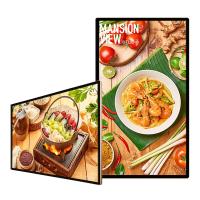 China 32 Inch Wall Mounted Advertising Machine LCD Display Screen 1920x1080 WiFi for sale