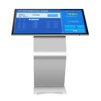 China 32 inch Capacitive Touch Screen Display Floor Standing Kiosk 1920x1080 Windows 10 for sale