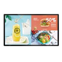 China 32 Inch Wall Mounted Outdoor Android Advertising Screen 1920x1080 WiFi Bluetooth for sale