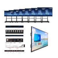 China 55 Inch Interactive Whiteboard 4K Touch Screen Smart Board 10 Point Touch 8ms Response for sale