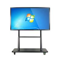 China 55in 4K UHD Interactive Touch Screen LED Panel Dual OS Android 8.0 Windows 10 Pro for Teaching for sale