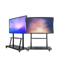 China 65 Inch 4K Interactive Flat Panel 20 Point Touch Screen Whiteboard Display for sale
