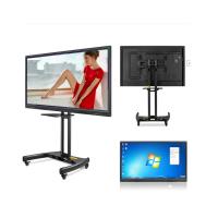 China 55 Inch Interactive Flat Panel Display Touch Screen Digital Whiteboard 4K UHD 10 Point Multi Touch for sale