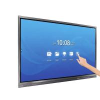 China 55 Inch Interactive Flat Panel Display Touch Screen Digital Whiteboard 4K UHD 10 Point Multi Touch for sale