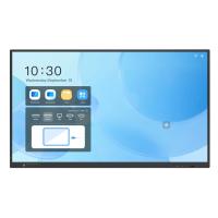 China 55 65 75 Inch 4K Multi Touch Screen Interactive Smart Board 20 Points IR Touch for sale