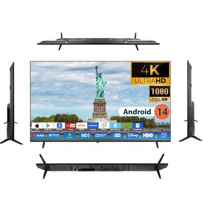China 32/43/50 Inch Frameless Android 12 Bluetooth Smart TV 4K LED for sale