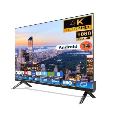 China 4k Uhd 65 75 inch Frameless Model Flat Screen Led Lcd Smart Android Tv Te koop