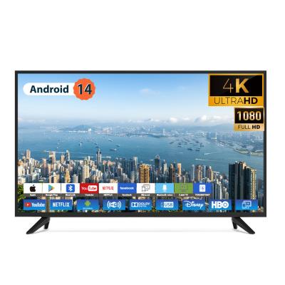 China Flat Screen Televisions Smart Tv 32 40 43 50 55 65 75 Inch Led Tv Inteligente De 75 Pulgadas Android Televisores for sale