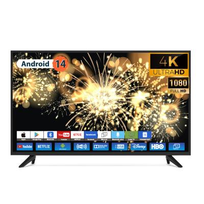 China UHD 4K Smart Android TV LED TV Curva 32 40 43 50 55 65 75 polegadas China TV Fábrica Televisores 55 polegadas Smart TV à venda