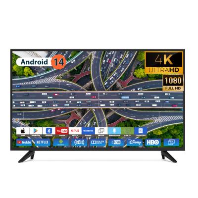 China Televisão LED 4K de 55 polegadas Smart TV curvo 4K de tela grande Ultra HD de 55 polegadas for sale