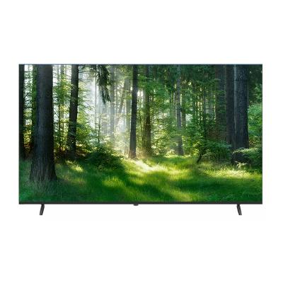 China 55 65 75 Inch Big Size Screen TV Indoor UHD WiFi Online Frameless Smart TV Te koop