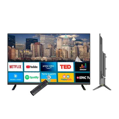 China 55 Inch 4K UHD Smart LED TV with Android 14.0 Frameless Design for sale