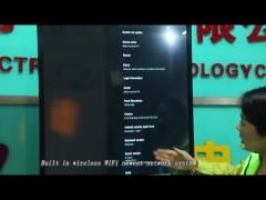 43 50 65 inch Hoge helderheid reclame-spelers LCD Verticale reclame-machine Android LED