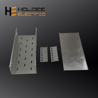 China China Factory NEMA Standard 300mm ZN/AL Ventilated Or Perforated Trough Cable Tray For Cable Management Manufacturer for sale