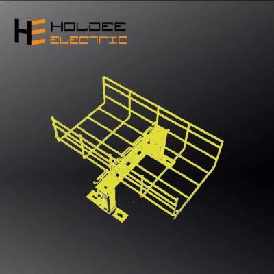 China High Quality Lucktech Textured Powder Coating Straight Small Wiring Duct Grid Cable Tray Without Zinck Wisker Damage for sale