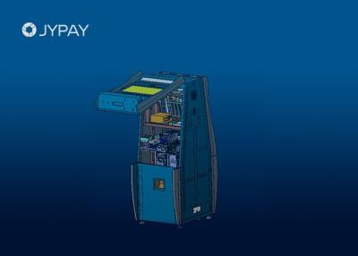 Κίνα Διπλό περίπτερο αυτοεξυπηρετήσεων οθόνης αφής με τον εκτυπωτή παραλαβών πολυ - γλώσσα προς πώληση