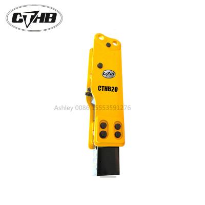China mini hydraulic breaker SB20 for KUBOTAU15 U18 2.2t excavator and loader mde in china for sale