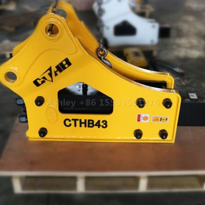 China SB43 750 side type yellow orange blue hydraulic rock breaker hammer for wholesale agent dealer for sale