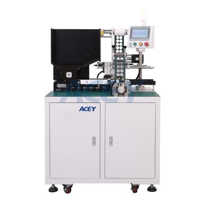 China Automatic Cylindrical Lithium Battery Insulation Paper Pasting Machine for 32140 33140 for sale