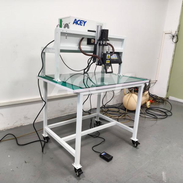 Quality 8000A Transistor Pneumatic Pedal Manual Spot Welding Machine For Battery Pack for sale