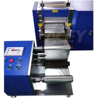 China Hydraulic Electric Electrode Calendering Rolling Press Machine For Battery Making for sale