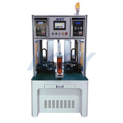 China Automatic Rotary Head Transistor 10000A Double Side Lithium Ion Battery Spot Welding Machine  for sale