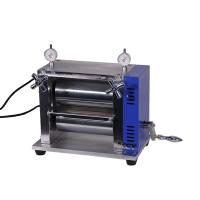 China Manual Battery Aluminium Copper Electrode Roller Press Machine for sale
