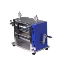 China Manual Battery Aluminium Copper Electrode Roller Press Machine for sale