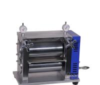 China Manual Battery Aluminium Copper Electrode Roller Press Machine for sale