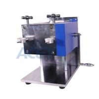 China 18650 Manual Horizontal Rolling Roller Press Battery Electrode Calendering Machine for sale